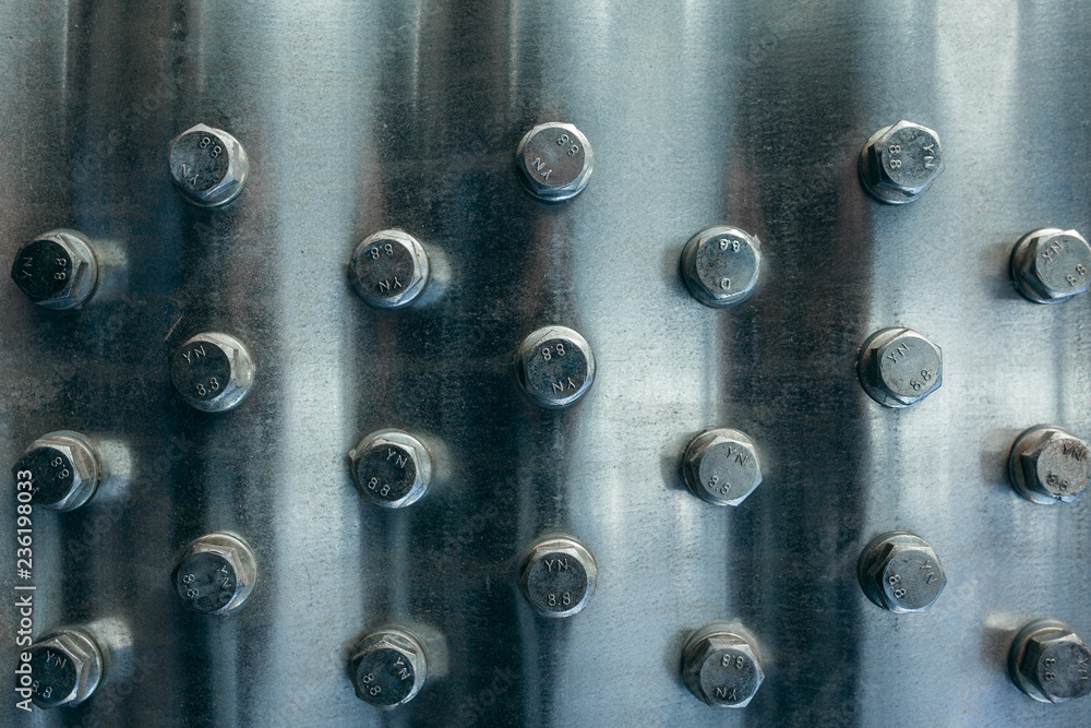 Background metal texture with rivets. Stock Photo | Adobe Stock