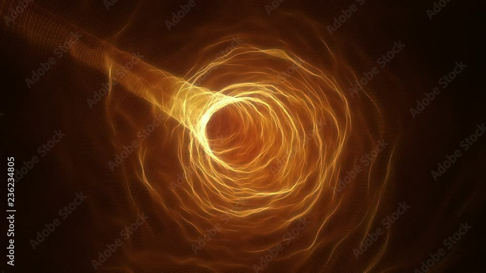 Flying in a Curved Tunnel of Light Fly Through a Wormhole or Time ...