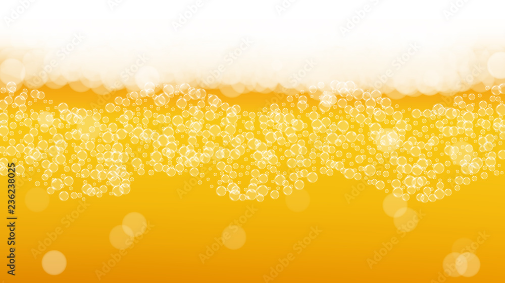 Lager beer. Background with craft splash. Oktoberfest foam. Fresh pint ...