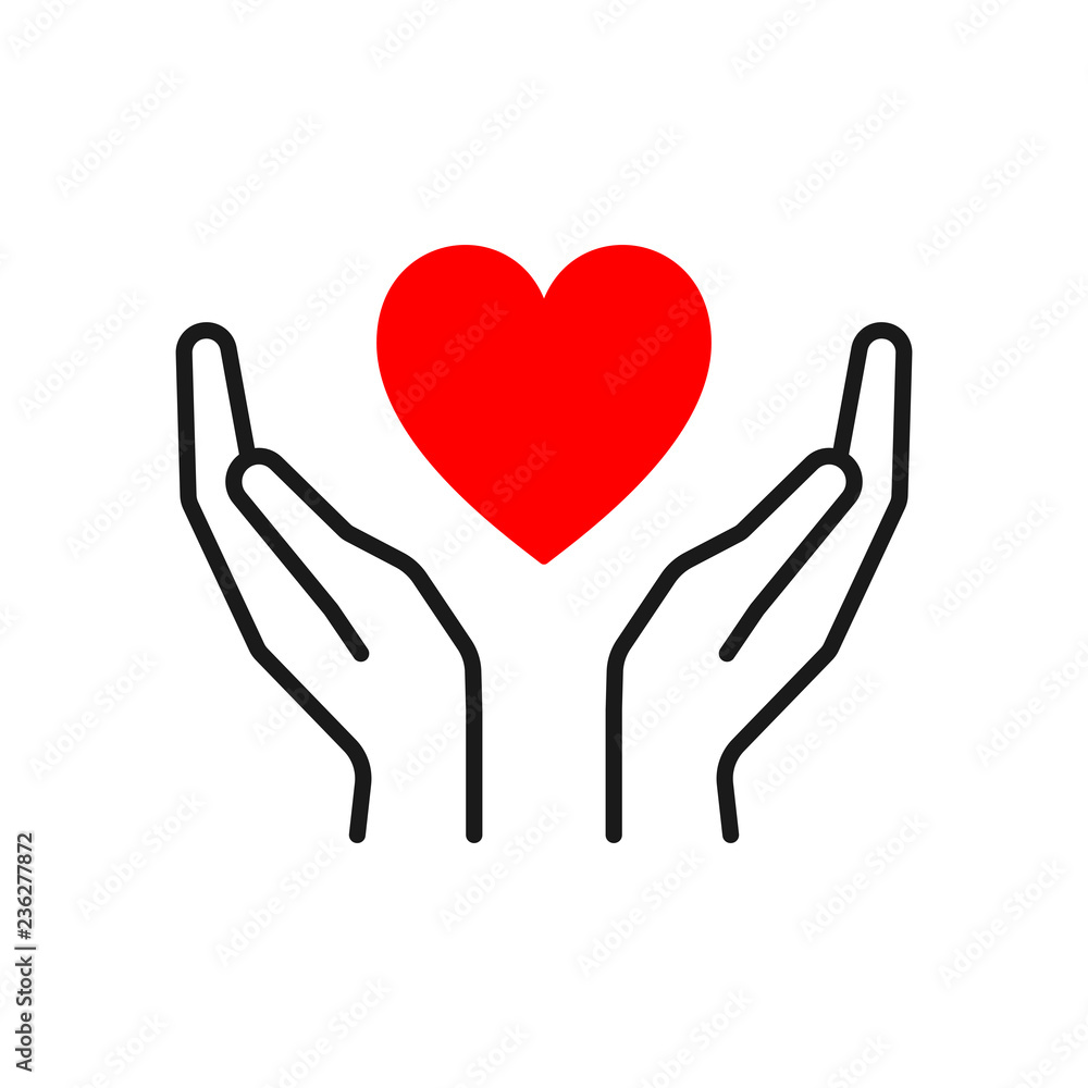 Caring Clipart Black And White