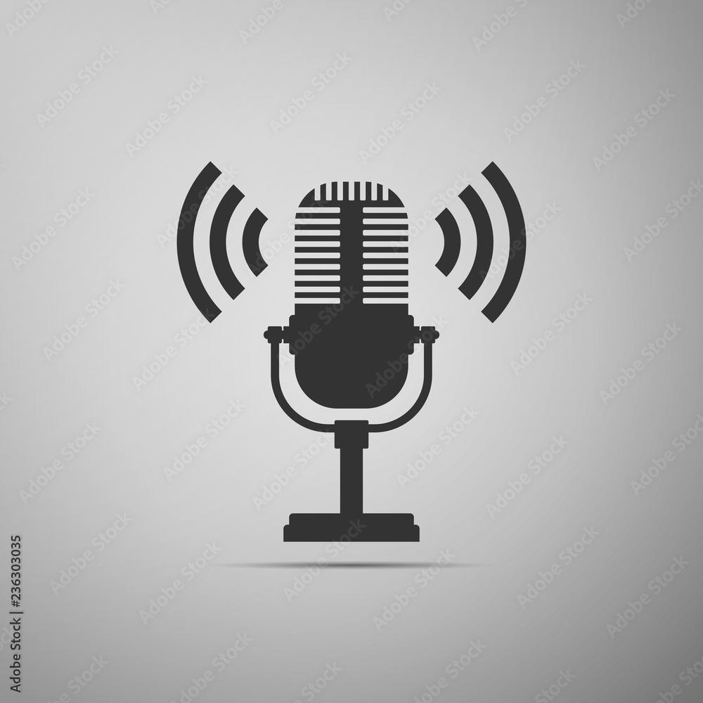 Radio Mic Vector