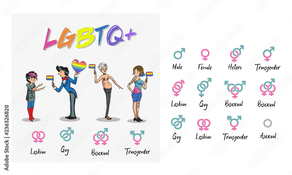 lgbtq community happy hugging young people covered with an lgbt rainbow ...