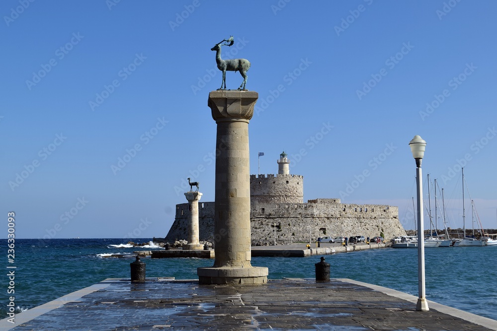 The Colossus Of Rhodes Ruins