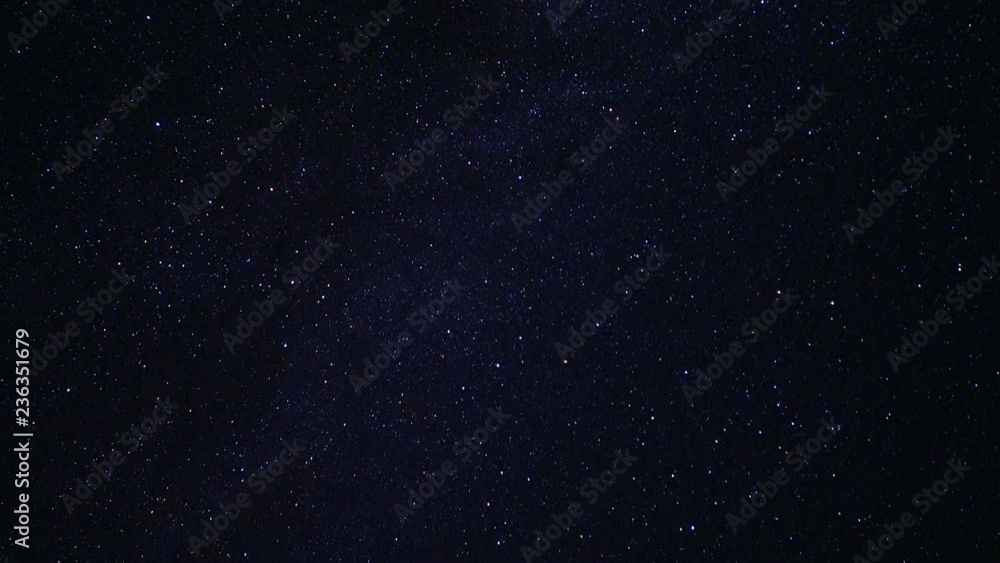 Starfall on a starry sky. Fascinating spectacle. Night sky behind the ...