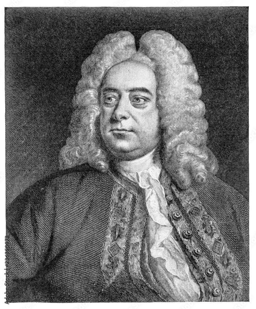 Portrait of Georg Friedrich Handel Photos | Adobe Stock