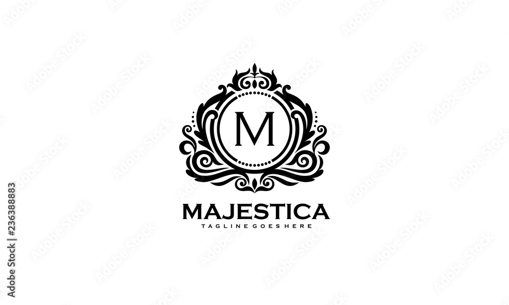 Luxury Monogram Logo Template Stock Vector | Adobe Stock