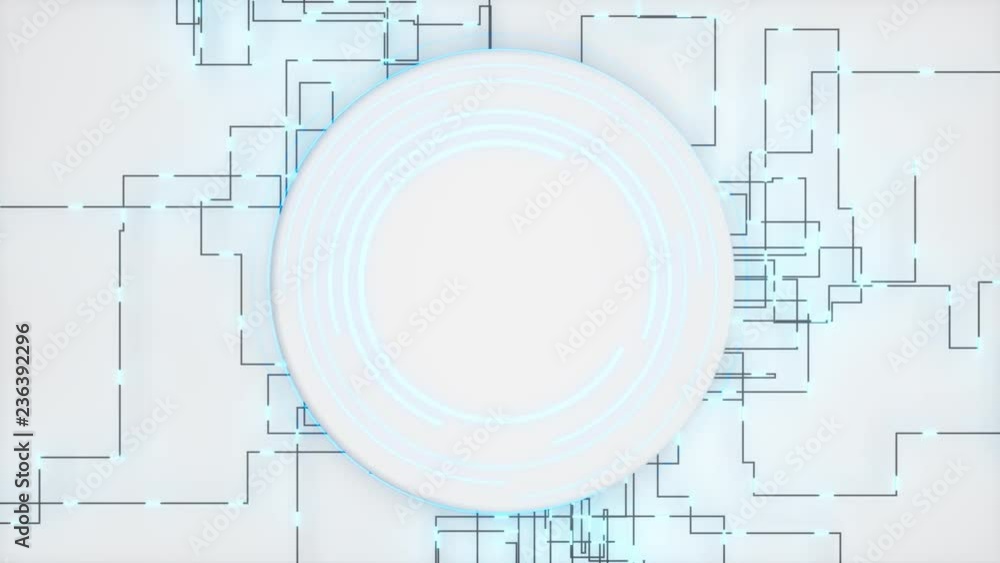 4K Abstract Technology Background With Logo Space. Stock Video | Adobe ...