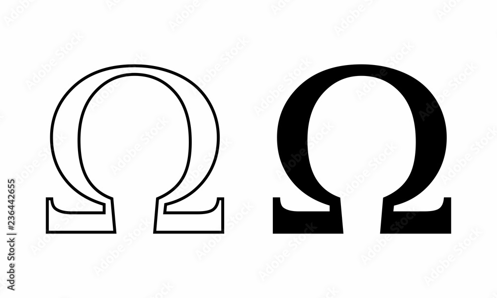 Ohm symbols illustration Stock Vector | Adobe Stock