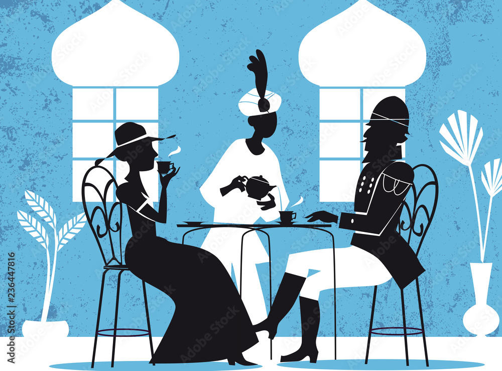 British colonialism in victorian era, Indian colony Stock Vector ...