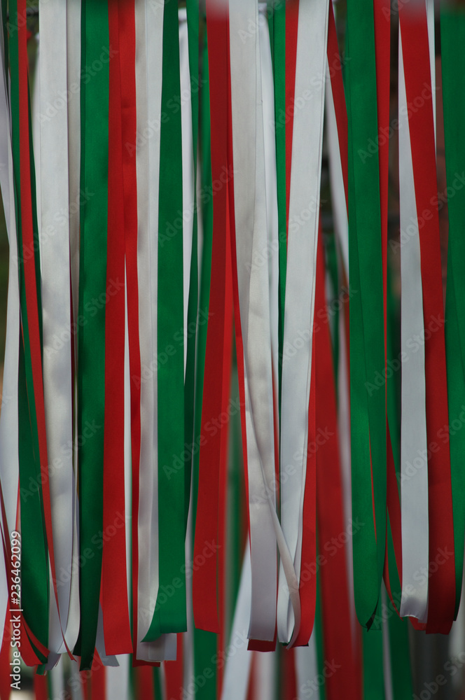 listones de colores patrios mèxico Stock Photo | Adobe Stock