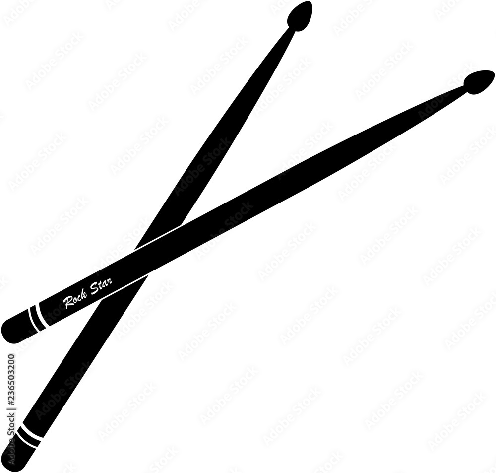 Drumsticks Vector Stock Vector | Adobe Stock