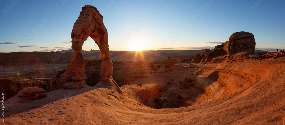 Sunset In The Utah Desert