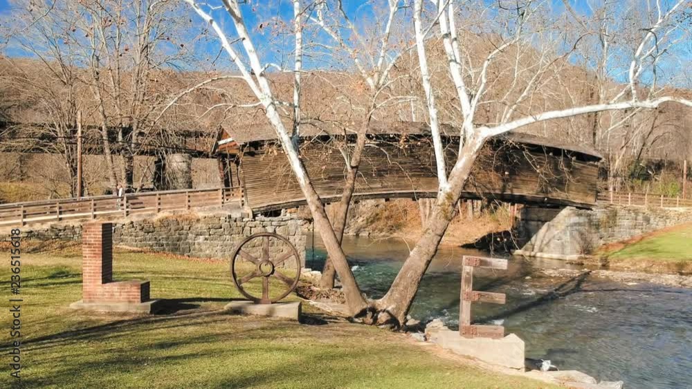 LOVE signs placed all over Virginia. This sign at Humpback Bridge, an ...