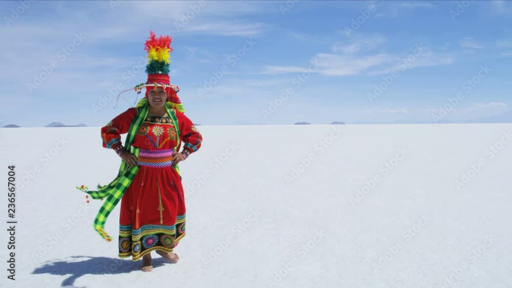 Portrait of indigenous Latin American women proudly wearing traditional ...