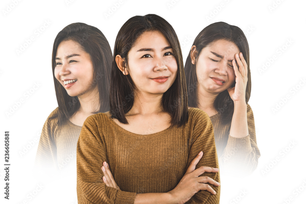 Depressed Smiling Girl