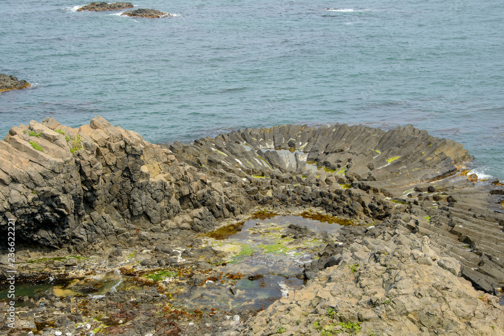Gyeongju Yangnam columnar joints which are the geological formation in ...
