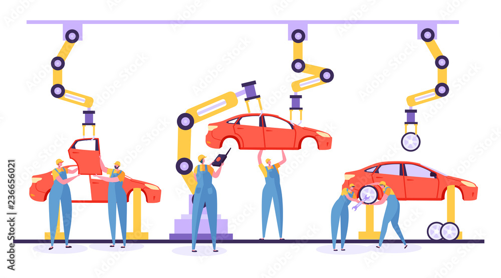 Car Assembly Line Workers