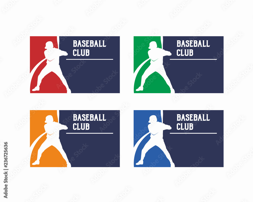 Baseball logo vector design concept, Sport logo design illustration ...