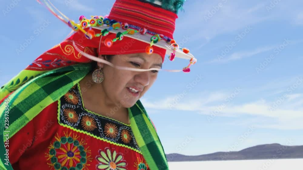 Vídeo do Stock: Traditional Bolivian dancing performed proudly by ...