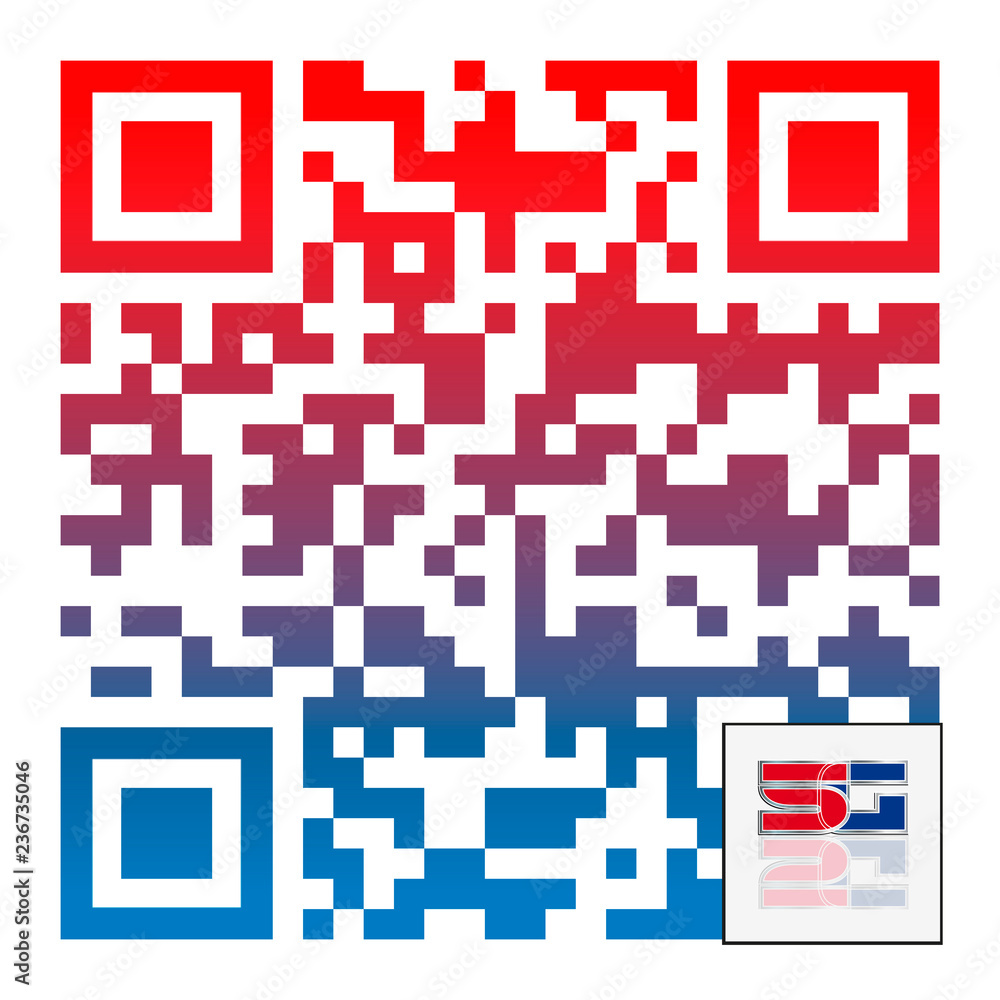 5G_qr-code Stock Vector | Adobe Stock