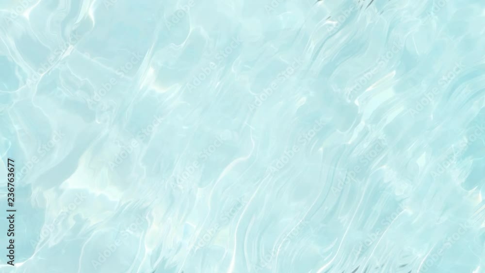Water surface texture, Slow motion looping clean swimming pool ripples ...