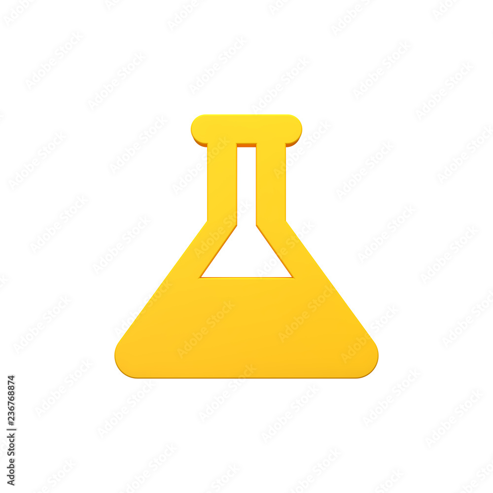 Chemical cap 3d volumetric icon image isolated illustration Stock ...
