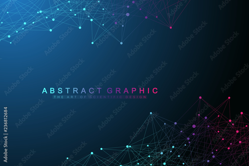 Global network connections with points and lines. Networking and Big ...