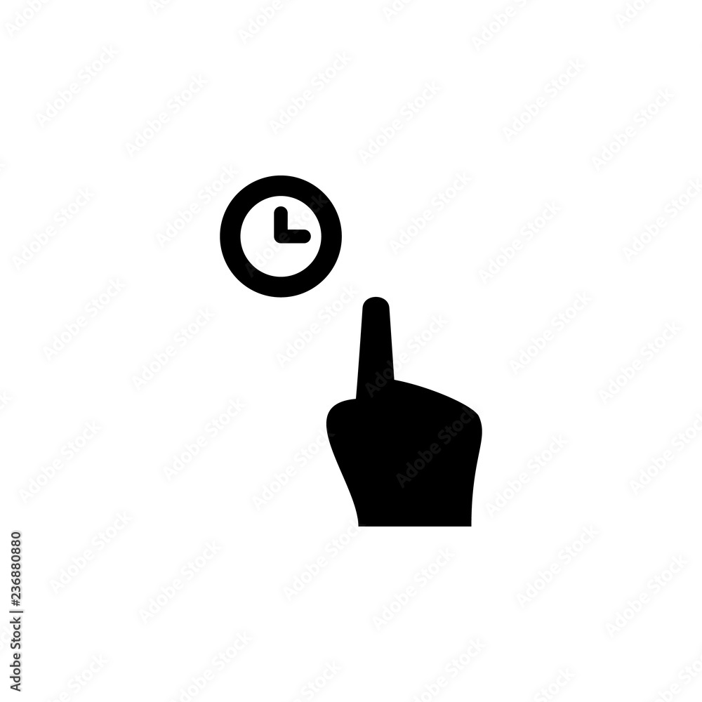Hand, fingers, gesture, time icon. Element of hand icon for mobile ...