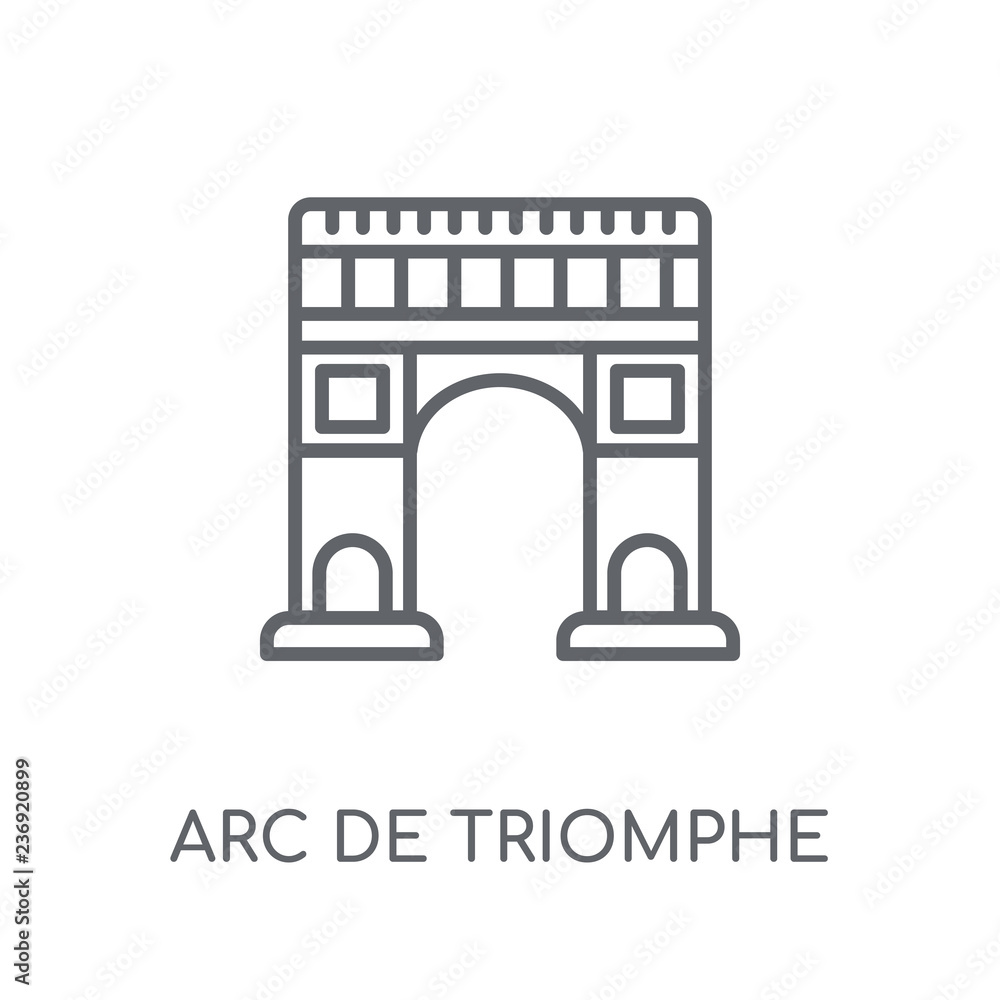 Arc De Triomphe Outline