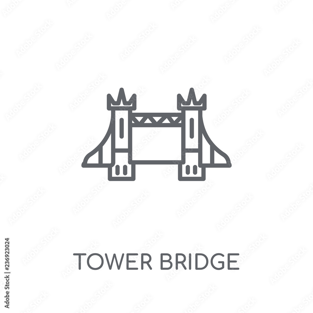 Tower Bridge Outline