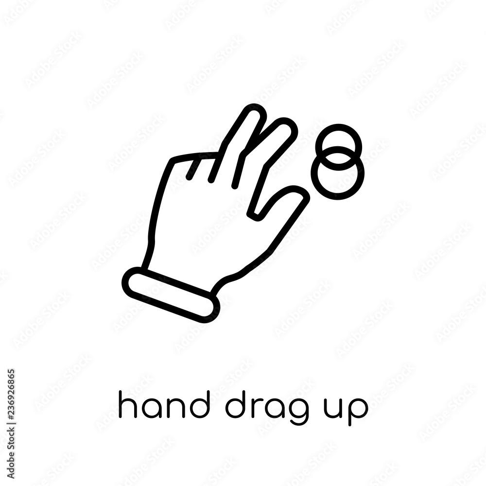 Hand Drag Icon