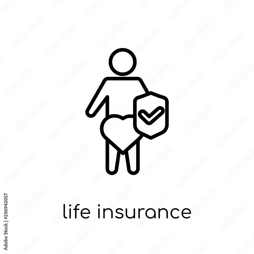 Life Insurance Icon Vector