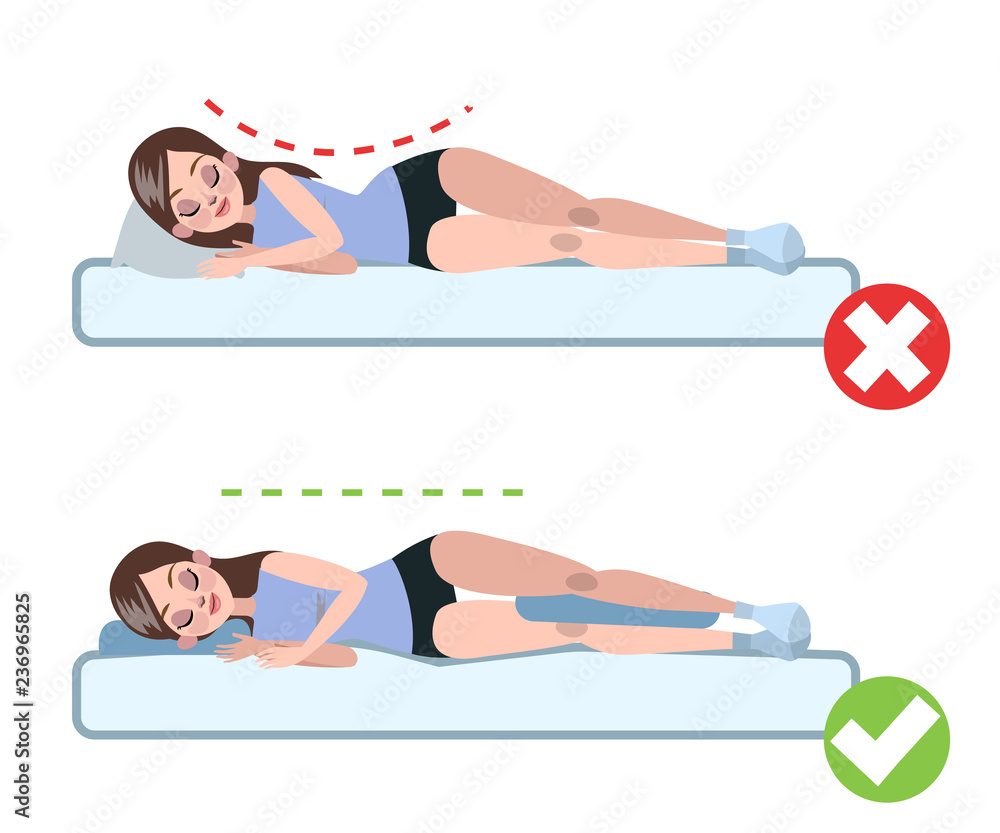 How to correct posture infographic. Incorrect pose Stock Vector | Adobe ...