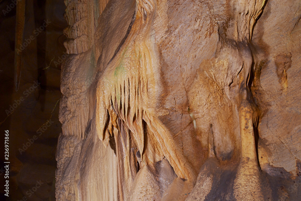 Gosu limestone cave in Danyang, South Korea. Called the "underground ...