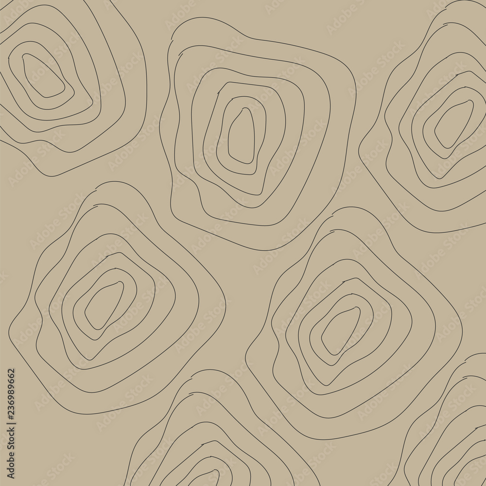 Topographic map pattern. Map of geographic. Topography linear map area ...
