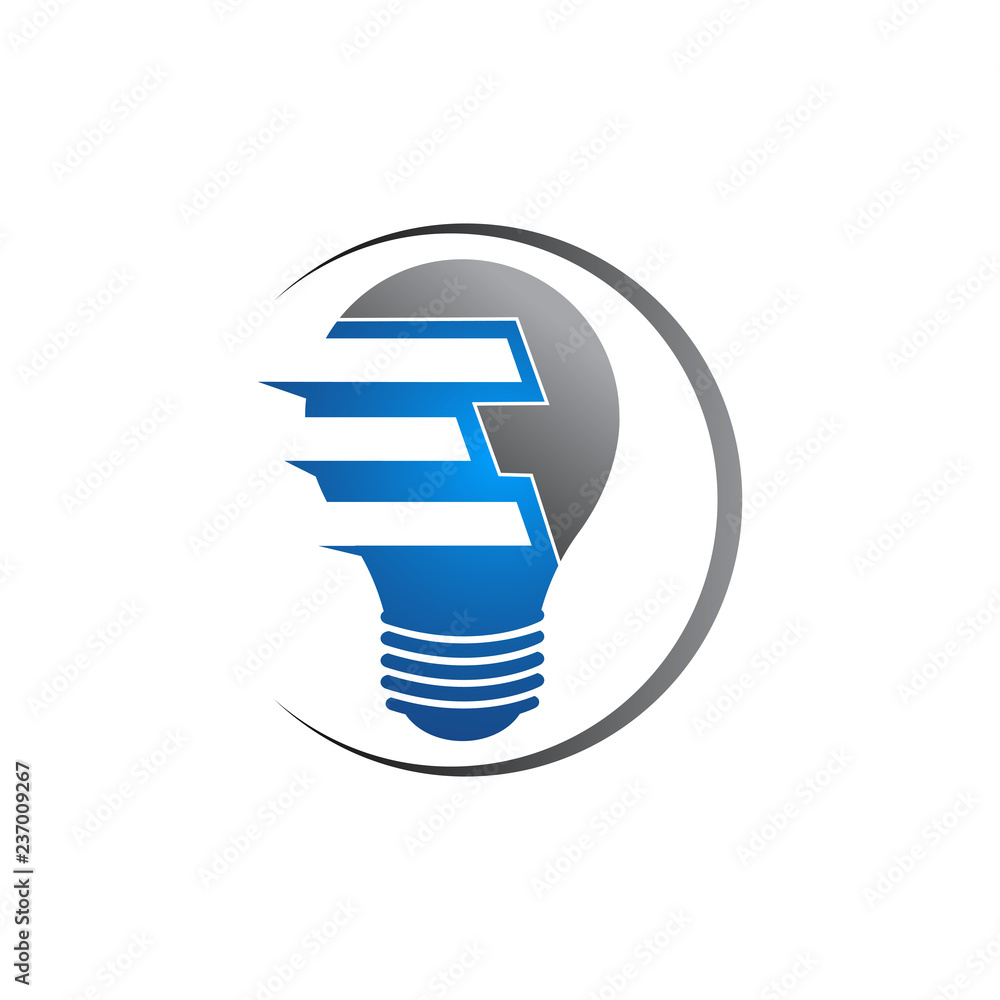 Light Bulb Original Simple Minimal Symbol Containing Sun Image ...