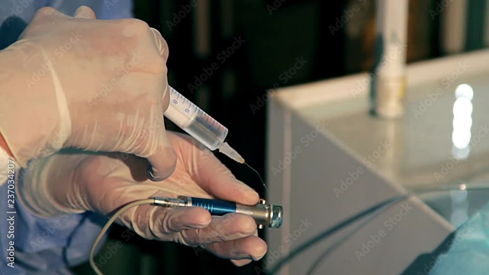 Video Stock tools for laser vision correction, medical tools on the ...