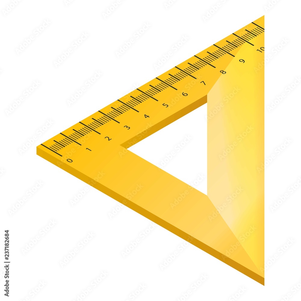 Triangle Protractor Clipart