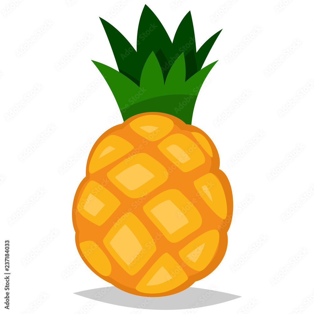Pineapple Fruit Cartoon