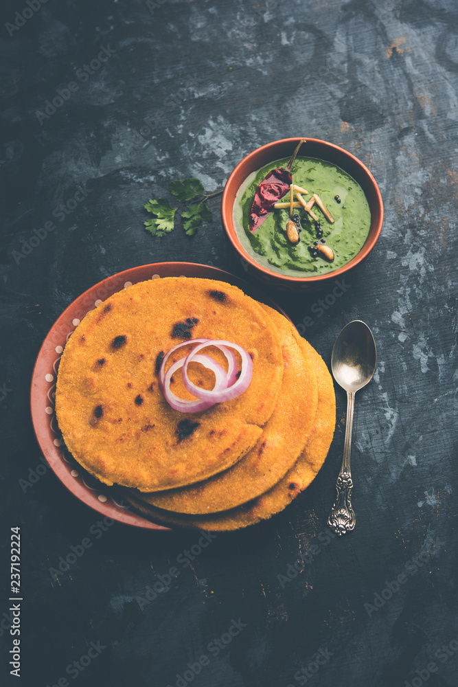Makki di roti with sarson ka saag, popular punjabi main course recipe ...