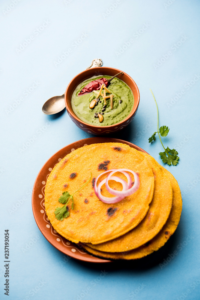 Makki di roti with sarson ka saag, popular punjabi main course recipe ...