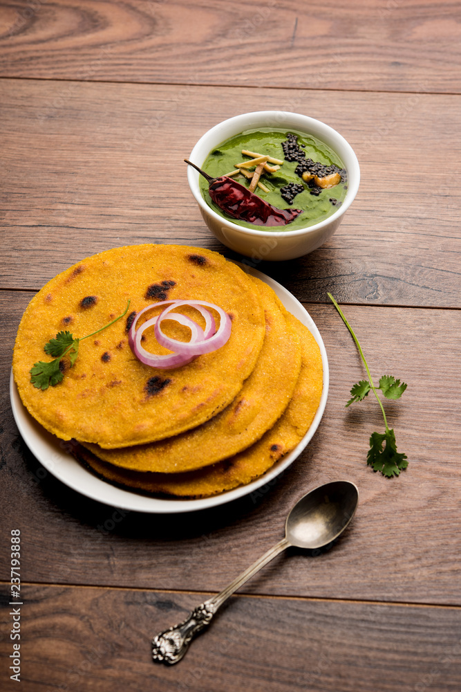 Makki di roti with sarson ka saag, popular punjabi main course recipe ...