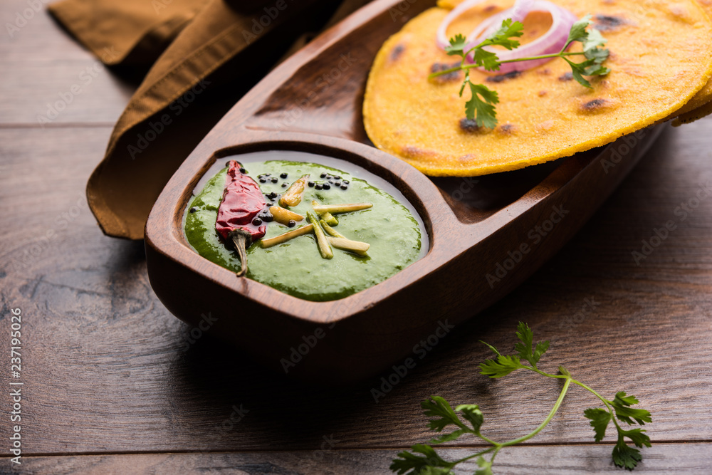 Makki di roti with sarson ka saag, popular punjabi main course recipe ...