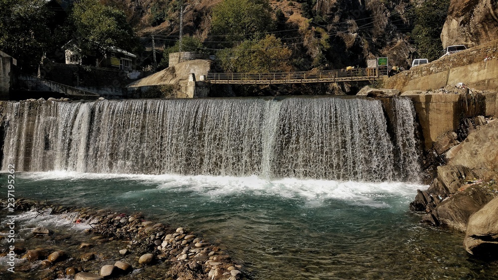 Kutton Waterfall, Azad Kashmir. Stock Photo | Adobe Stock