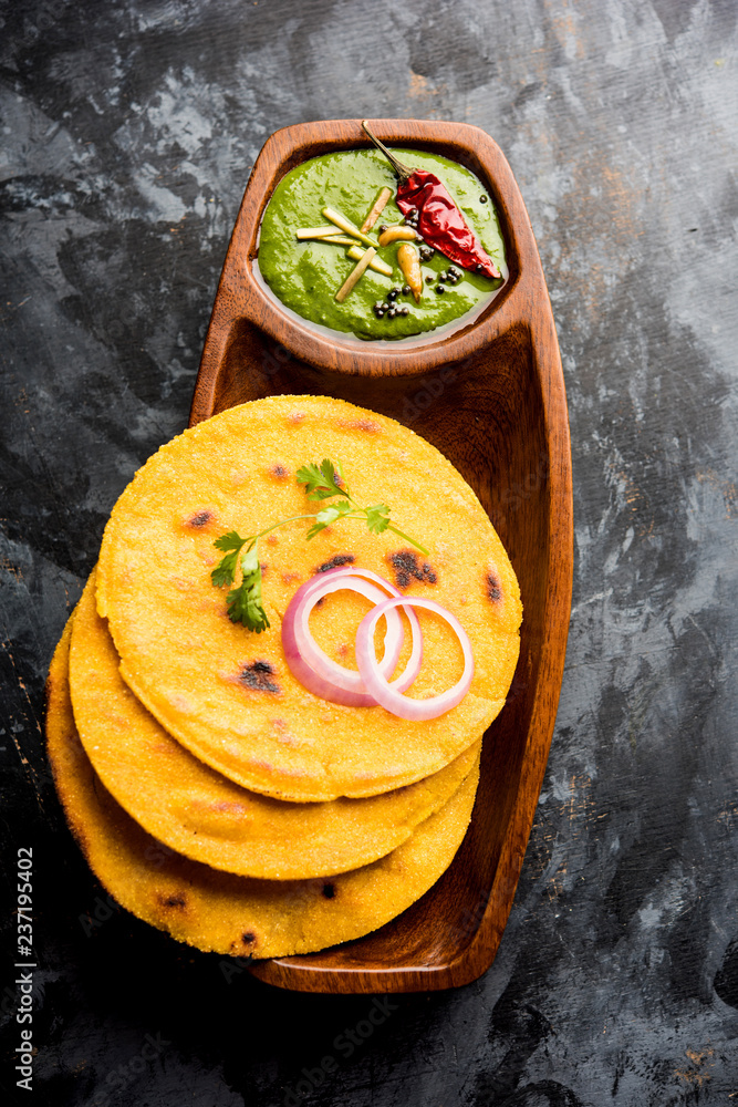 Makki di roti with sarson ka saag, popular punjabi main course recipe ...