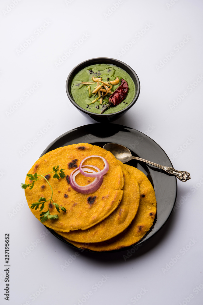 Makki di roti with sarson ka saag, popular punjabi main course recipe ...