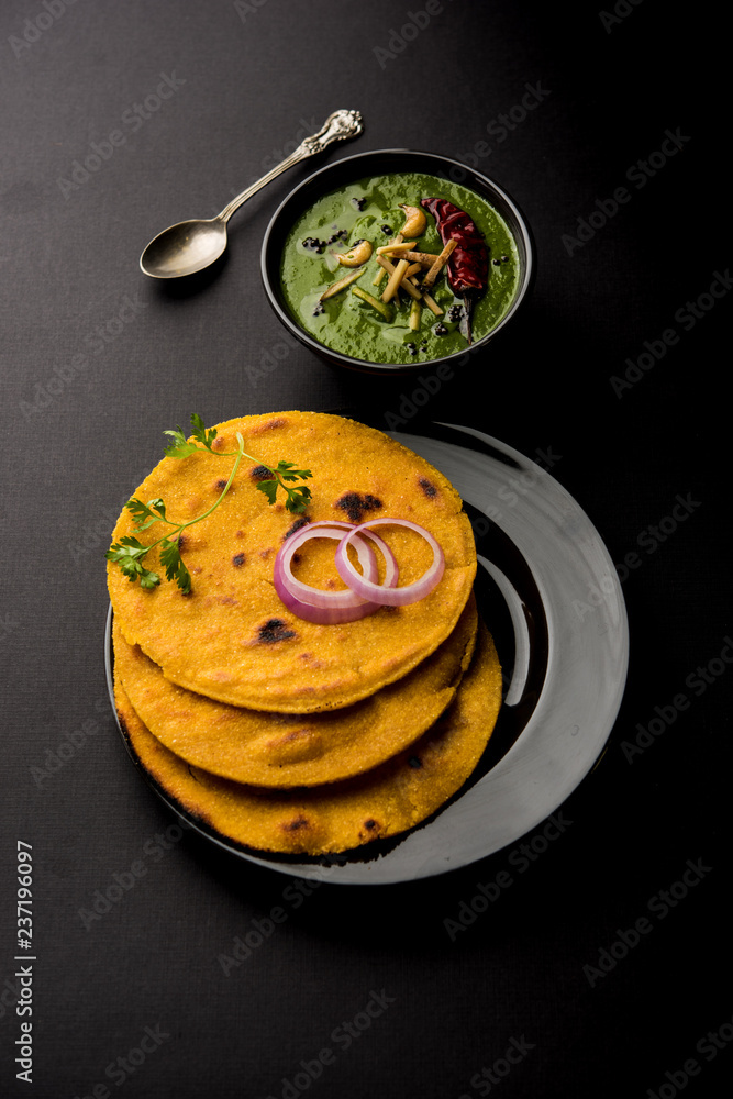 Makki di roti with sarson ka saag, popular punjabi main course recipe ...