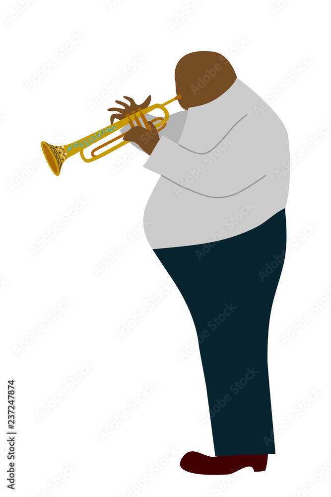 Trombone Player Cartoon