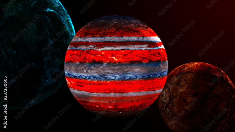 Foto de Global network planet. High resolution beautiful art. Parade of ...