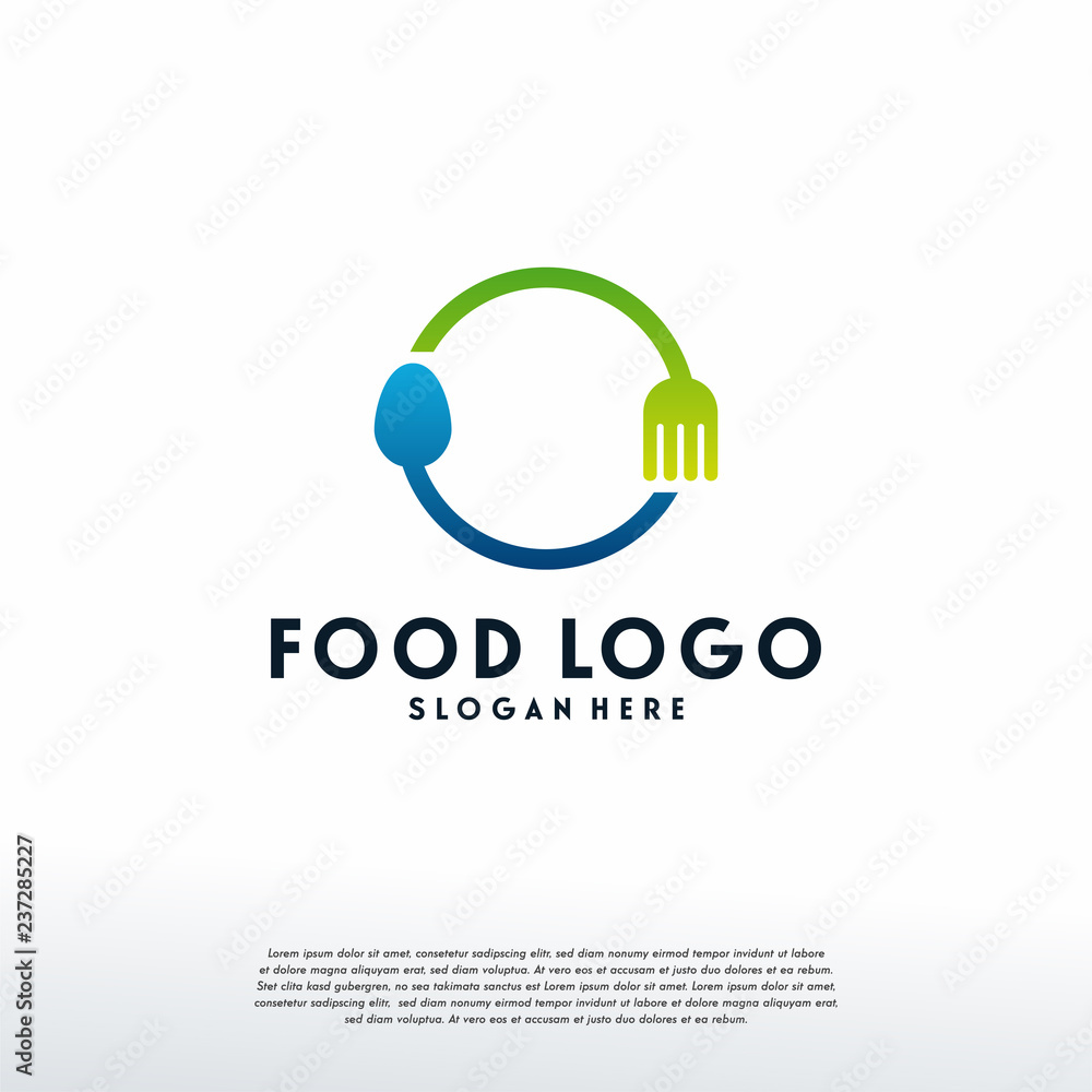 Simple Food logo designs template, Restaurant logo symbol, Logo symbol ...